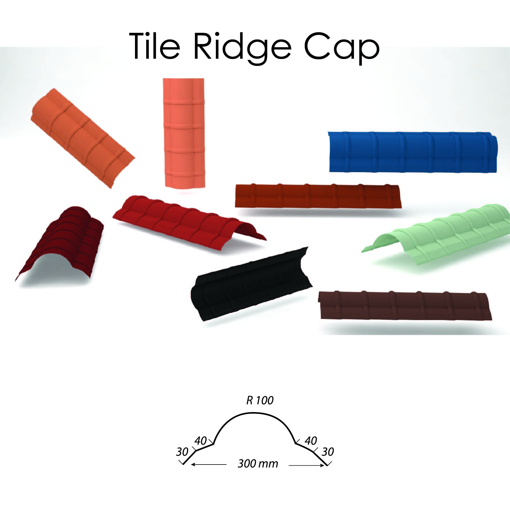Tile Ridge Cap